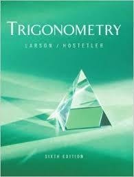 Amazon.com: Trigonometry: 9780618385997: Larson, Ron, Hostetler, Robert ...