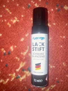LICARGO® Lackstift Schwarz Glänzend - hohe Deckkraft - zur Ausbesserung ...