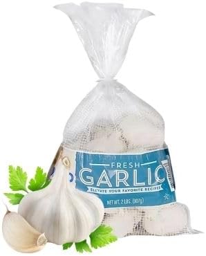Amazon.com: Garden Fresh California Grown Fresh Garlic (2 LBS Bag ...