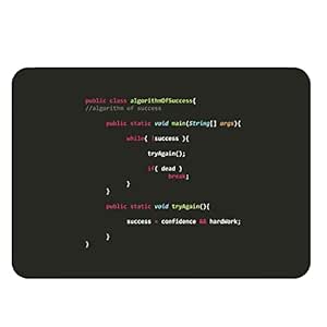 Coder Programmer Quotes Mouse Pad Coding Love Desk Mats Non-Slip Rubber ...