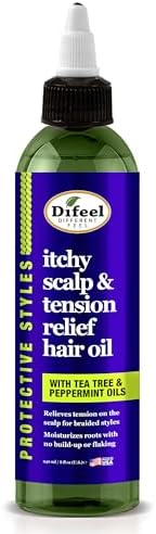 Amazon.com: Difeel Itchy Scalp & Tension Relief Hair Oil with Tea Tree ...