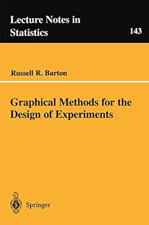 Amazon.com: Graphical Methods for the Design of Experiments (Lecture ...