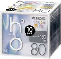 TDK MD (MD-HO80MAX10N) 80 Minute Color Mix Pack of 10 : Amazon.in: Electronics