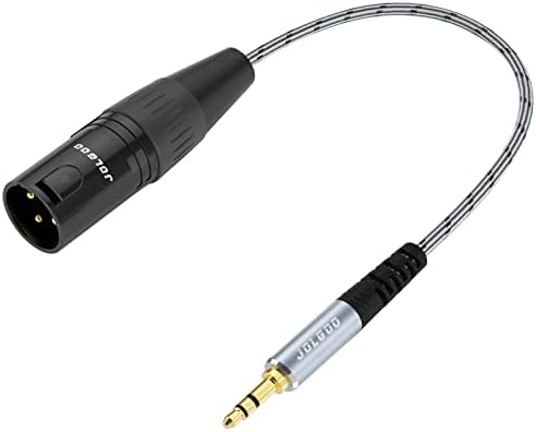 Amazon.com: JOLGOO 3.5mm Male to XLR Male Stereo Audio Adapter Cable, 1 ...