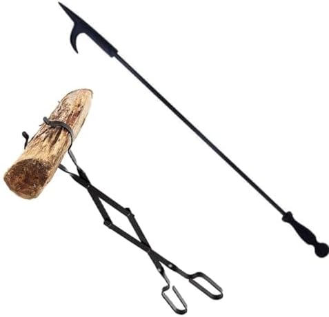 Amazon.com: Rocky Mountain Goods Fire Poker and Tongs - Heavy Duty Pack ...