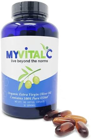 Amazon.com: C60 Evo Pure ESS60 Extra Virgin Olive Oil Softgel Capsules ...