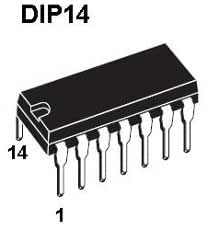 Lot de 3 mc34004 N Quad J de operational FET Amplificateur IC | VCC +/-18 V | DIP14 Boîtier ...
