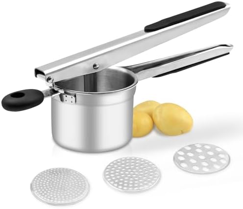 Amazon.com: Bellemain 15 oz Large Potato Ricer | Heavy-Duty Stainless ...