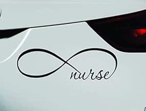 Amazon.com: Infinity Nurse Symbol Decal Funny Car Truck Sticker Window ...