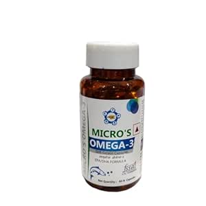 Micro's Omega-3 EPA/DHA Soft Gelatin Capsules, 60 Count : Amazon.in ...