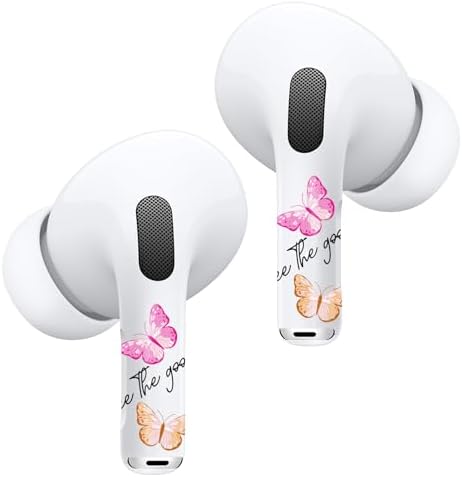 Amazon.com: RockMax for AirPod Pro Skin, Universal Butterfly Sticker ...
