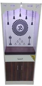 modular zone White Pooja mandir for Home Big Size 5 feet Modern/Pooja ...