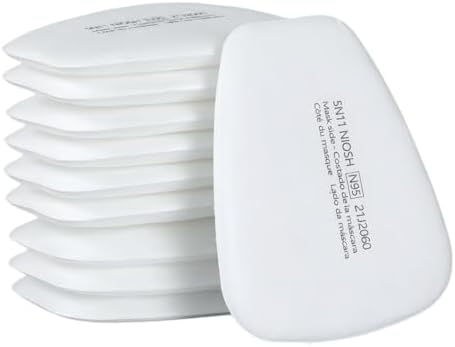 MTROYALDIA 10 pieces 5N11 Respirator Filter Cotton Replacement ...