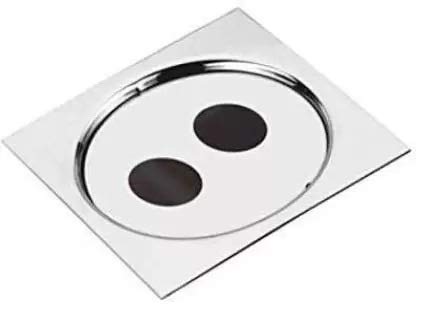 Protton Square Stainless Steel Bathroom Jali/Trap Floor Drain with Hole ...