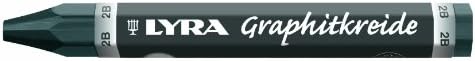 Lyra Graphite Crayons - 2B Graphite Stick Crayons for Artists and ...