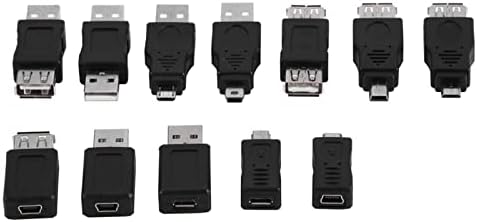 USB 2.0 Adapters, 12 Pcs Multiple USB2.0 Adapter Connector Mini Male ...