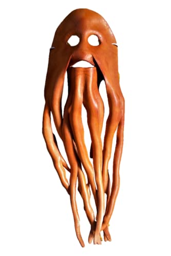 Amazon.com: Handcrafted Leather Octopus Costume Mask : Clothing, Shoes ...