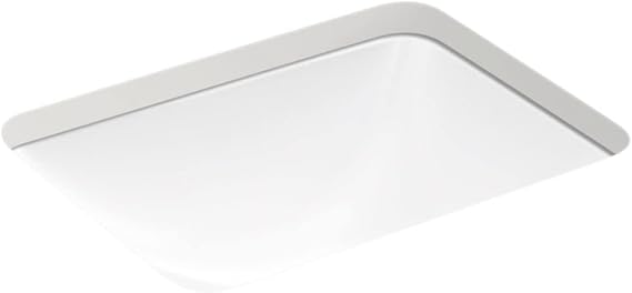 Kohler K-20000-0, White Caxton Rectangle 20-5/16 in. x 15-3/4 in ...