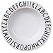 Amazon.com: Design Letters Melamine Plate for Kids | ABC plate for Baby ...