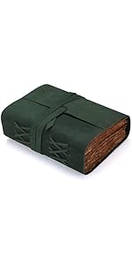 Fausta Flap Leather Journal for Writing, 240 Pages 7 x 5 inches ...