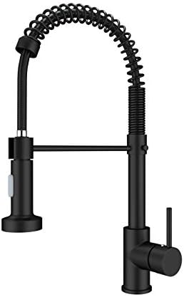 FORIOUS Kitchen Tap, Spring Kitchen Sink Mixer Tap with Pull Down ...