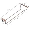 Amazon.com: Cosmos 2 Pcs Wine Glass Holder Shelf Under Cabinet Wire ...