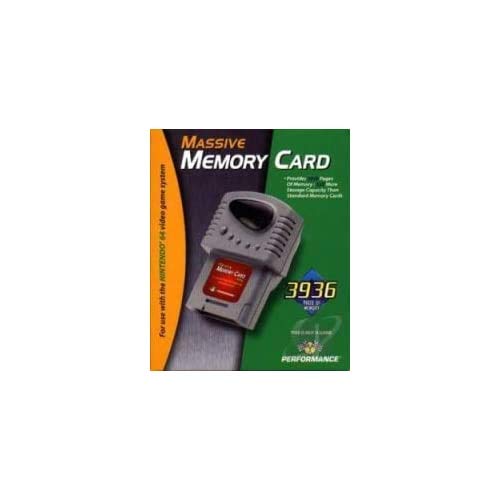 Amazon.com: InterAct 32X Massive Memory Card - Nintendo 64 : Video Games