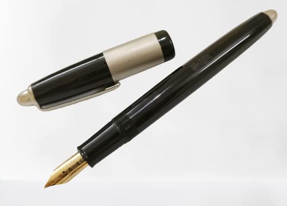 Airmail 71JB Jumbo Sized Black Color with Chrome Band & Clip Special ...