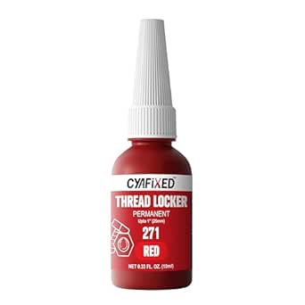 Amazon.com: CYAFIXED Threadlocker 271, Red High Strength Permanent ...