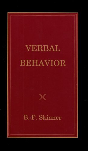 Verbal Behavior [1/1/1992] B. F. Skinner: B.F. Skinner: 0781349353728 ...