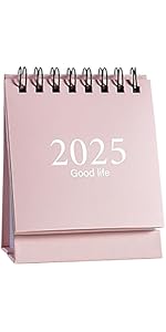 Amazon.com : Mini Desk Calendar 2025, Small Monthly Desktop Calendar ...