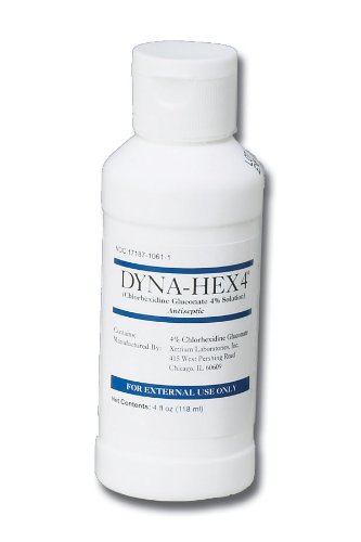 Amazon.com: DYNA-HEX CHG Prep Solutions - 4%,16 OZ BOTTLE, 12 EA / CS ...