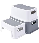 Amazon.co.jp: Thinkmax 子供用 踏み台 折りたたみ 2段 3段 手すり付き トイレトレーニング 簡単組立 滑り止め 幼児用踏み台 ステップ台 登り台 洗面所 手洗い ...