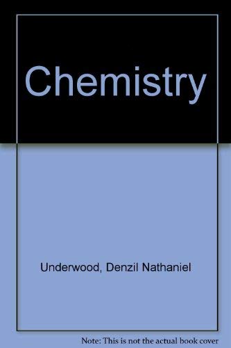 Amazon | Chemistry | Underwood, Denzil Nathaniel, Webster, David Edward ...