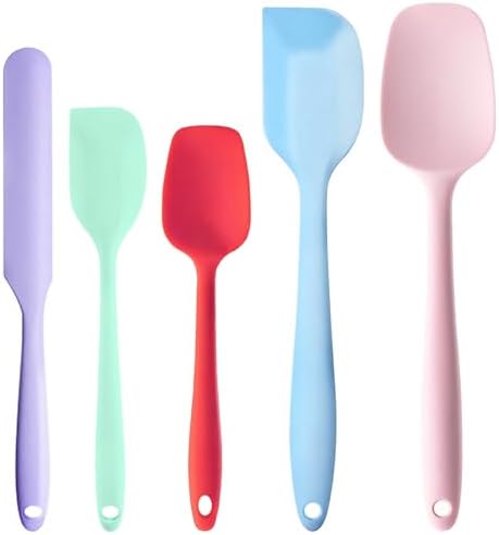 Amazon.com: Food Grade Silicone Spatulas Set Kitchen Utensils for ...