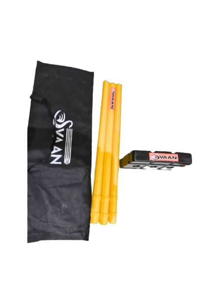 SVAAN CricketStump Set with Free Bag Including 3 Stumps, 2 Bails and 1 ...