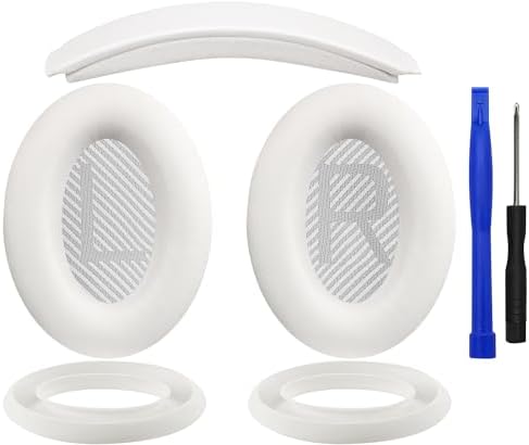 Amazon.com: SOULWIT Ear Pads Cushions + Headband + Silicone Earpads ...