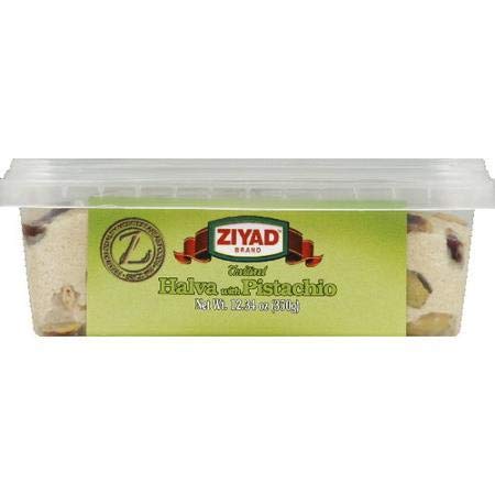 Amazon.com : Halva with Pistachio (Ziyad) 12.34oz (350g) : Halva Candy ...