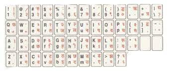 Red Champion Hindi-English Typing Sticker for Desktop & Laptop Water ...