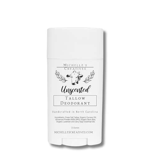 Amazon.com: Michelle's Creatives Handmade Tallow Based Deodorant Stick ...