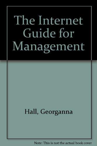 The Internet Guide for Management : Buy Online at Best Price in KSA ...