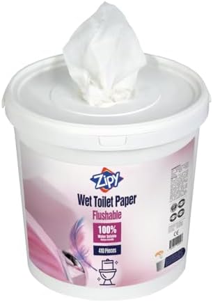 ZIPY Flushable Moist Toilet Paper - Suitable for Adults, Elderly ...