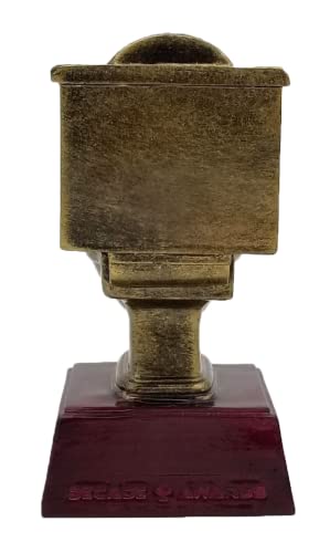 Snapklik.com : Gold Toilet Bowl 2nd Place Trophy - 6 Inch Tall Second ...