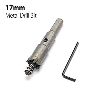 Generic 17mm 0.67" Core Drill Bit Metal Hole Saw Drill Bit for Steel ...