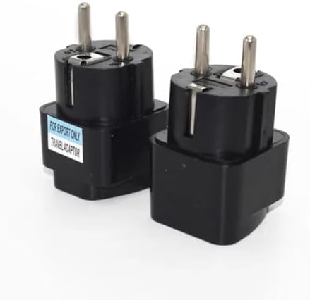 Amazon.com: ALINNA 2 Pack Germany France Europe Travel Power Adapter ...