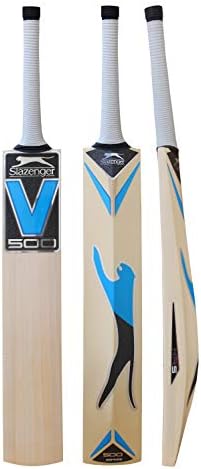 Slazenger V500 XR5 English-Willow Cricket Bat - Short Handle (Full Size ...