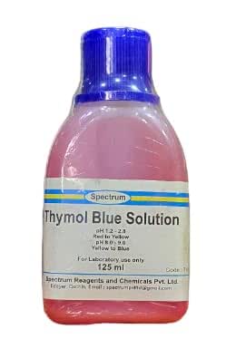 SPECTRUM Thymol Blue Solution (125ML) : Amazon.in: Industrial & Scientific