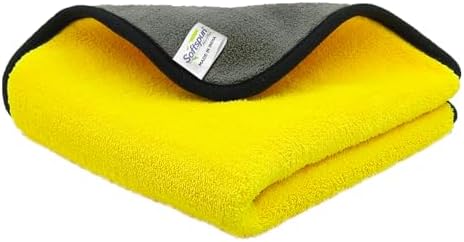 SOFTSPUN 900 GSM Microfiber Double Layered Cloth 40x40 Cms 2 Piece ...