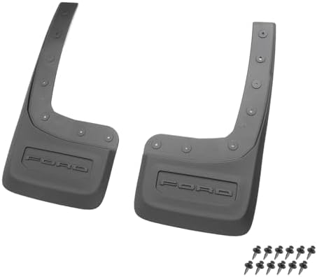 Amazon.com: OEM R1WZ-16A550-BA Rear Mud Flap Splash Guards Black Pair ...