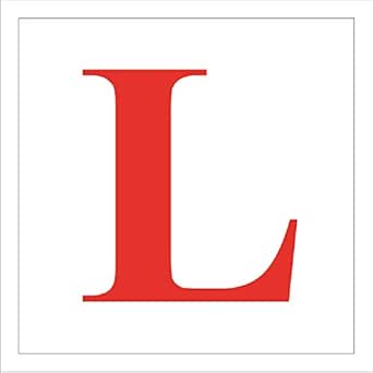 Learning Driver LETTER L IN RED Vinyl sticker pack of 2 nos Nulite ANPV ...